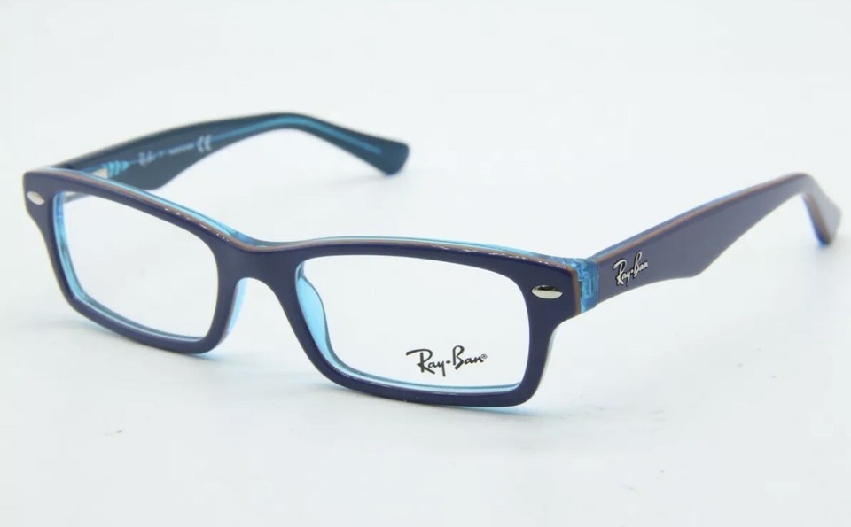 RAY-BAN JUNIOR RB 1530 3587 BLUE AUTHENTIC FRAMES EYEGLASSES 48-16 EUC ...