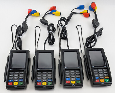 LOT OF 4 PAX S300 Credit Card Terminal Pin Pad Keypad & Pen Stylus -No ...