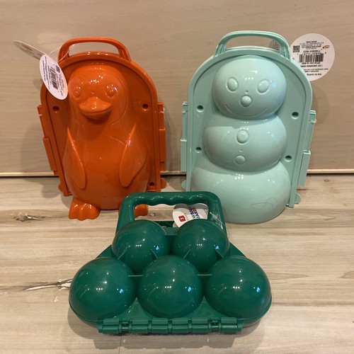 ️ NEW Snow Mold Set: 3 Pcs- Snowballs, Snowman & Penguin, Fun Play ...
