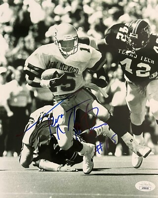 Terance Mathis Signed Autographed New Mexico Lobos 8x10 Photo Falcons ...