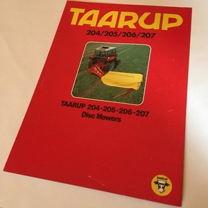 Taarup 204 205 206 207 Disc Mowers Westmac Rare Original 1990s Sales ...