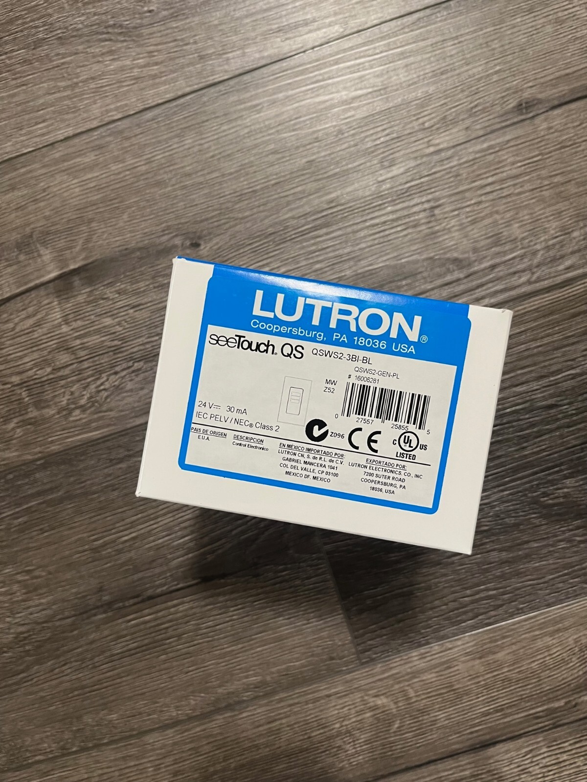 Lutron QSWS2-3BRLI-SW 3-Button Wallstation Switch - Black. New | eBay