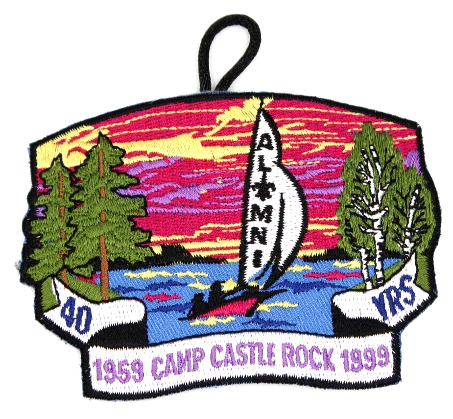 1999 Alumni Camp Castle Rock Four Lakes Council Patch Wisconsin Boy Scouts WI | eBay