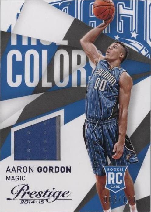 2014-15 Panini Prestige - True Colors Materials Aaron Gordon #37 Purple /199 (MEM, RC) for sale ...