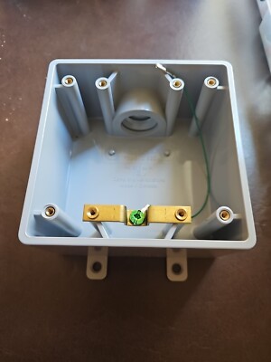 SCEPTER FSU-1-101520 Double Gang Box - Gray - New No Box | eBay