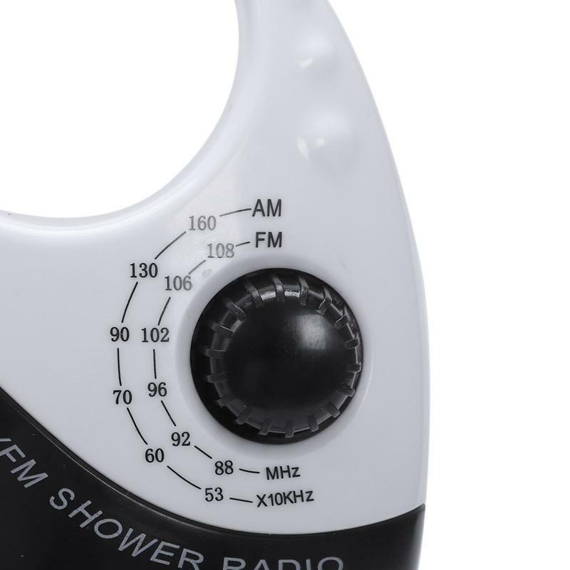 Waterproof Portable FM AM Radio Shower Music Hanging Radio Suit ...