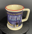 The Polar Express BELIEVE Ceramic Mug 3-D Design Hot Chocolate Coffee ...