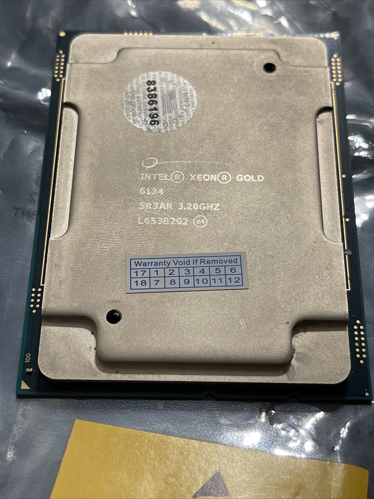 SR3AR INTEL XEON GOLD 6134 3.2GHZ 8 CORE 24.75MB L3 CACHE 130W PROCESSOR Grade A | eBay