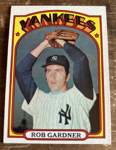 1972 Topps #22 Rob Gardner New York Yankees MLB Baseball Trading Card ...