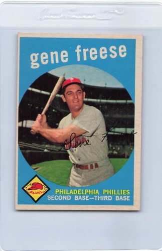 1959 Topps #472 Gene Freese Phillies EX *7225 | eBay