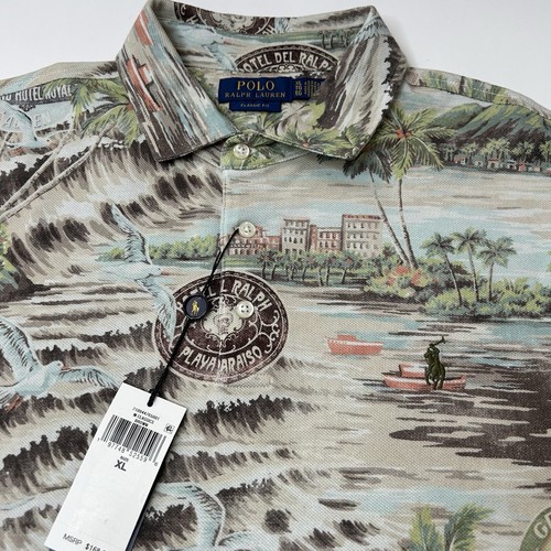 Polo Ralph Lauren Classic Fit XL All Over Print Playa Paraiso Shirt ...