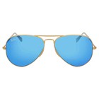 Ray-Ban RB3025 Aviator Flash Lenses Mirror Blue Sunglasses for sale ...