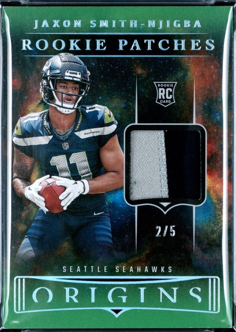 2023 Panini Origins - Rookie Patches Jaxon Smith-Njigba #RP-JSN Green ...