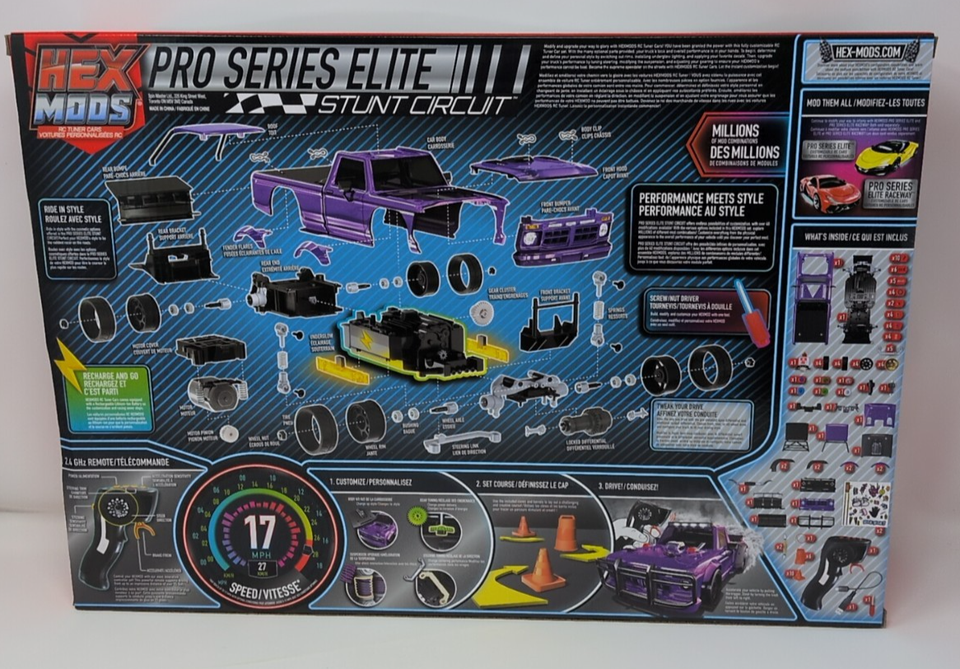 HEXBUG Hex Mods RC Tuner Cars RADIO CONTROL Customizable TRUCK PRO ...