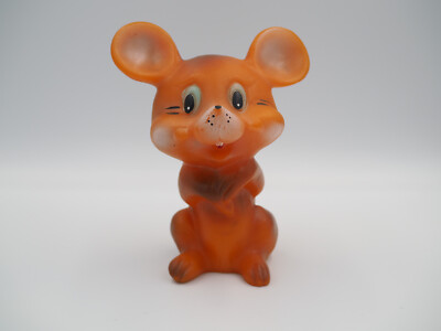 Vintage 1980s Soviet Rubber Squeaky Rat/Mouse Toy - Rare Collectible ...