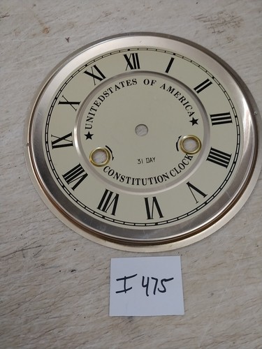 CHINESE 31 DAY CONSTITUTION REGULATOR WALL CLOCK DIAL | eBay