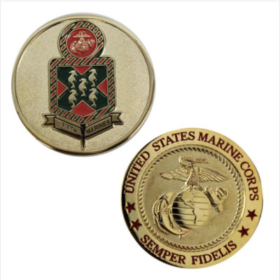 GENUINE U.S. COIN: MARINE CORPS 5TH MARINES | eBay