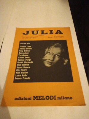 Julia Rock Music Di Capotosti EDIZIONI MELODI 1958 | eBay Australia