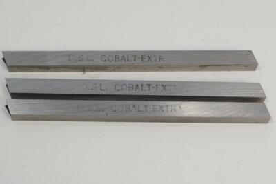 3 New DSL Uk Made Cobalt Extra HSS Lathe Cutter Tool Bit 4" x 1/4" x 1/ ...