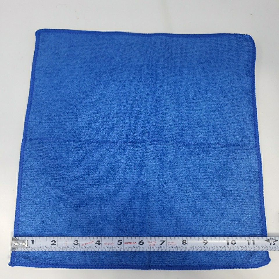 10 Microfiber Cleaning Cloths 12x12'' Wash Towel Drying Rag Car ...