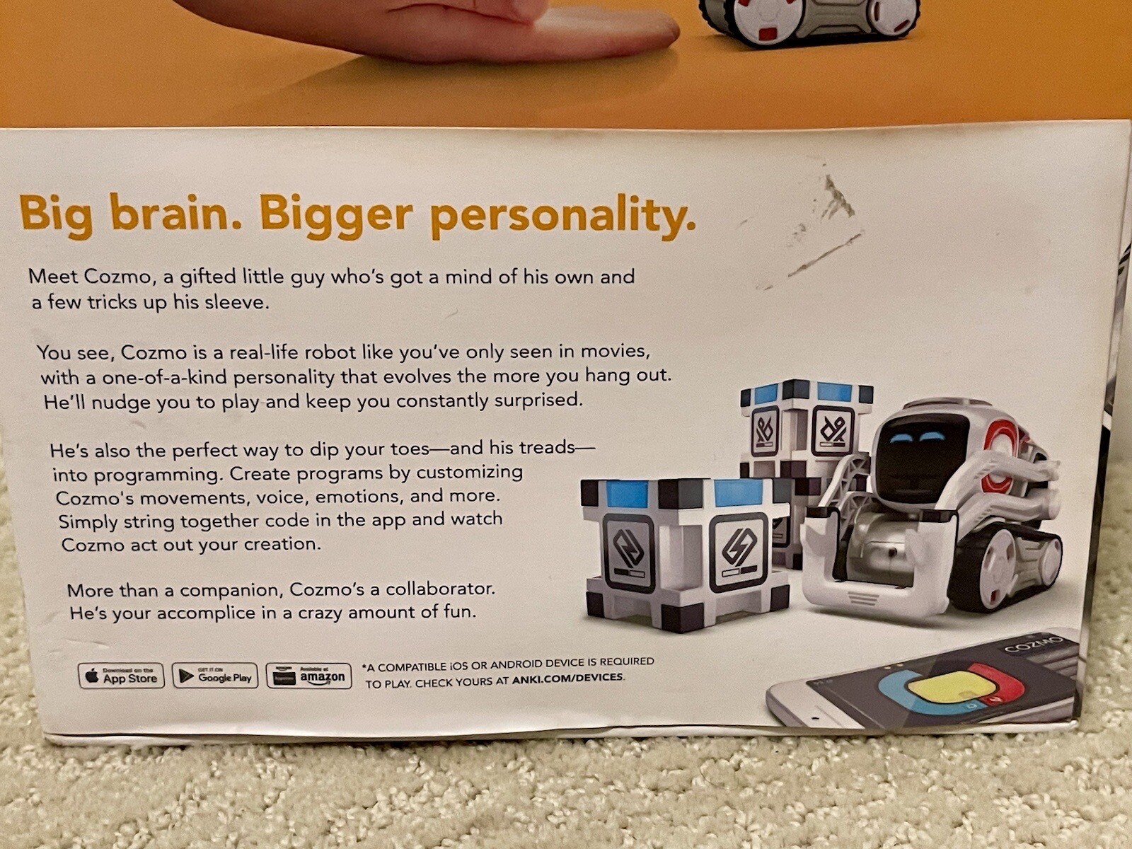 Anki Cozmo Robot Base Kit 000-00057 BRAND NEW FACTORY SEALED RARE | eBay