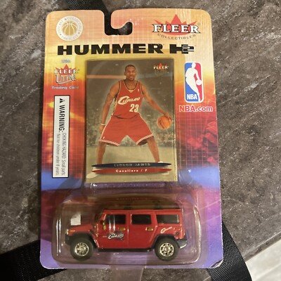 2004 Fleer Ultra Hummer H2 ROOKIE RC #171 LeBron James BGS 7.5 Near ...