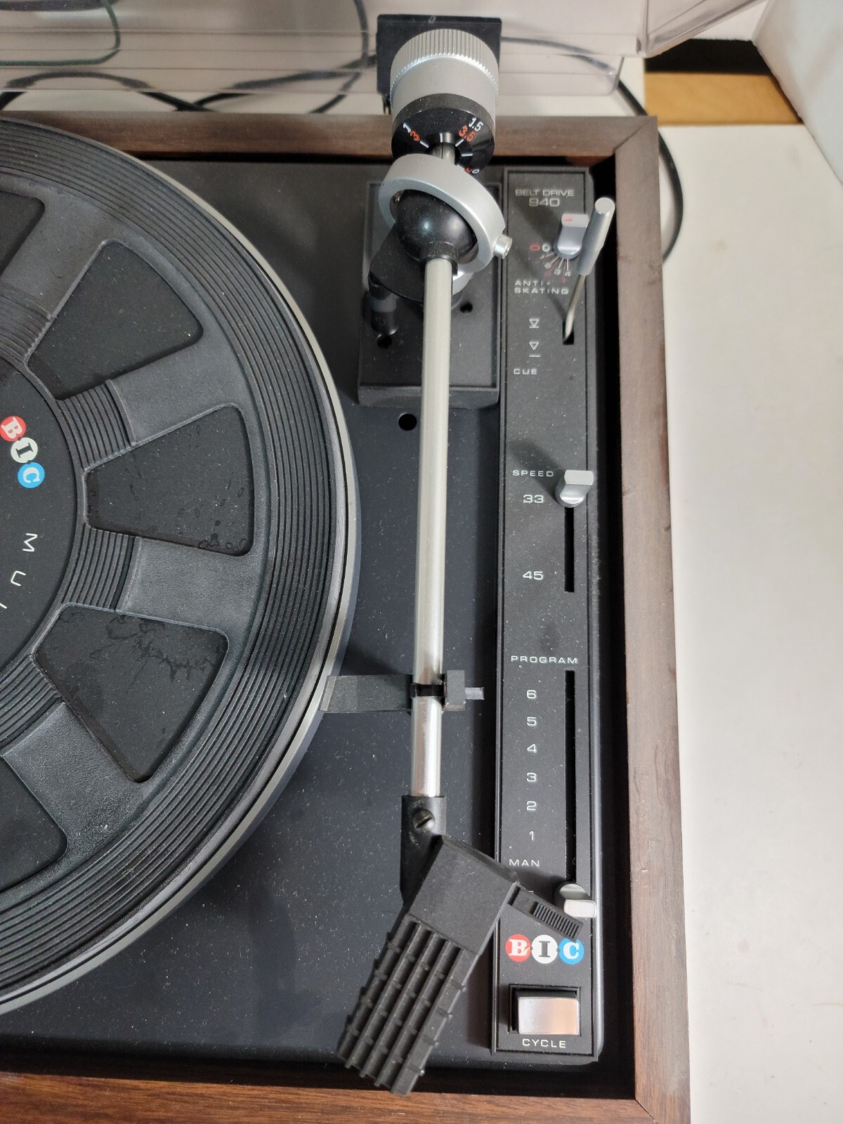 BIC Belt Drive 940 Multiple Play Manual Turntable with RARE Original ...