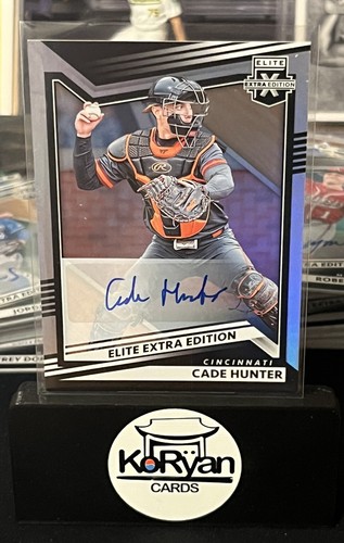 2022 Panini Elite Extra Edition Cade Hunter Autograph AUTO #153 Rc ...