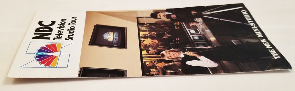 Vintage 1980's NBC TV Studio Burbank CA Tour Pamphlet | eBay
