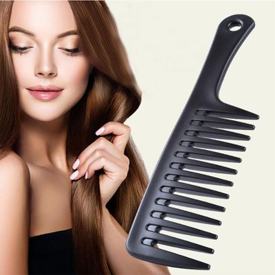 Jumbo Professional Curly Comb Hairdressing Wide Tooth Comb Salon ...