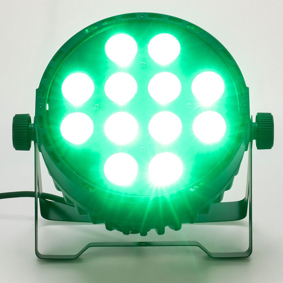 12 LED 120W RGBW PAR64 Light DMX DJ Stage Light 4IN1 Color Mixing Wash ...