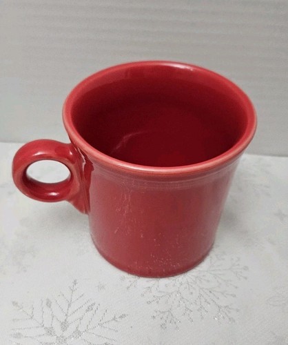 Fiesta Fiestaware Fiesta HLC, Scarlet Red Coffee Mug Cup Made In USA | eBay