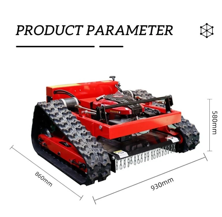 Remote Control Automatic Robot Snow Shovel Lawn Mower Wheel Crawler ...