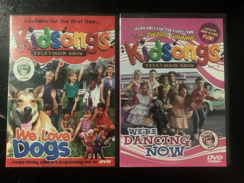 Vintage Kidsongs Lot Of 2 DVD’s: We Love Dogs & We’re Dancing Now PBS ...