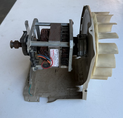 GE Dryer Drive Motor And Blower Wheel WE17M37 WE17X22217 WE16M17 ...