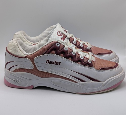 DEXTER Slide Rite Bowling Shoes Womens Size 9 Pink White Raquel | eBay