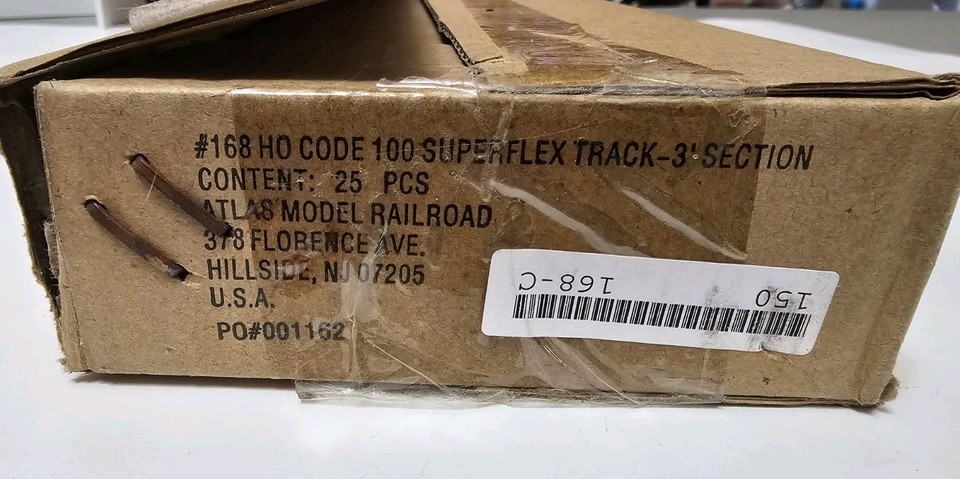 Atlas #153 HO 36" Super Flex Track Code 100, NS - Box of 25 - NEW | eBay