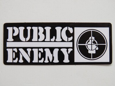 Music STICKER ~ PUBLIC ENEMY: Long Island, NY Hip Hop Band Since 1985 ...