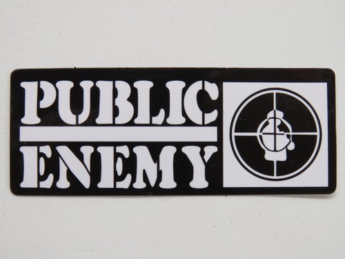 Music STICKER ~ PUBLIC ENEMY: Long Island, NY Hip Hop Band Since 1985 ...