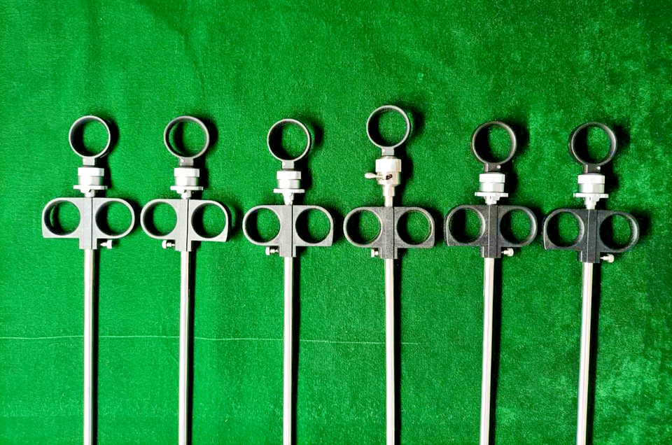 6pc Laparoscopic Gynecology Tubal Ring Applicator 7mmx330mm Reusable ...