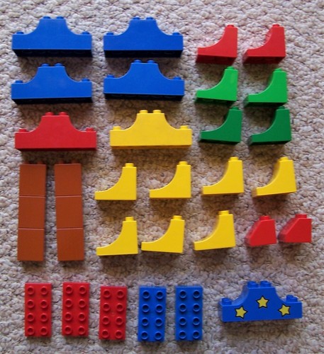 Mixed Lot of 33 LEGO Duplo Bricks Blocks | eBay