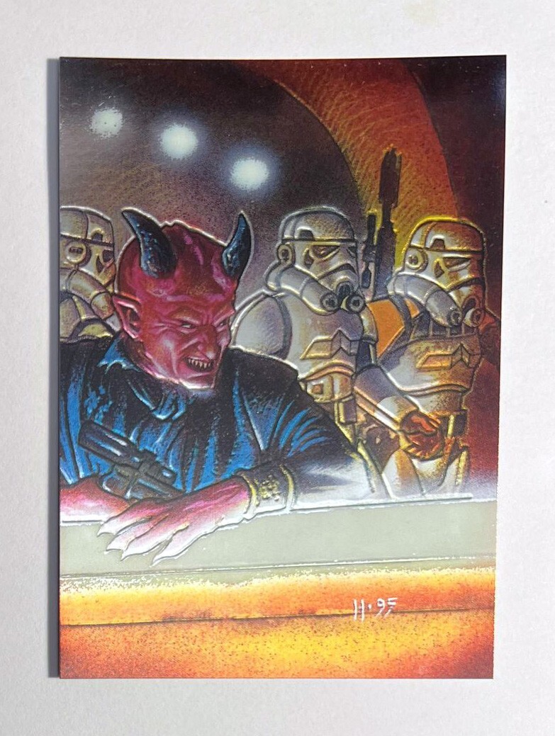 1996 Topps Star Wars Finest #66 Labria Chromium Trading Card NM | eBay