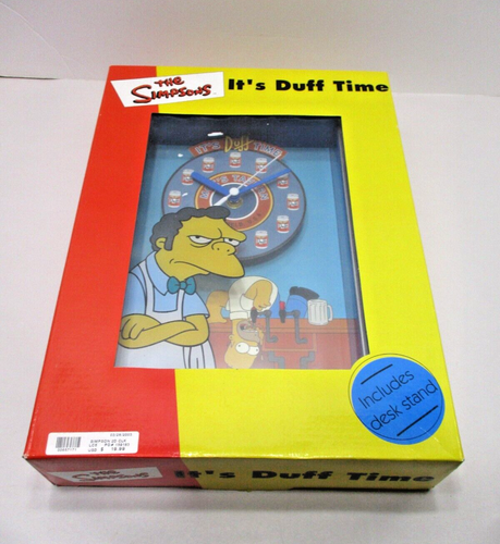 MIB Vintage The Simpsons "It's Duff Time" Moe's Tavern 2003 Boxed Bar ...