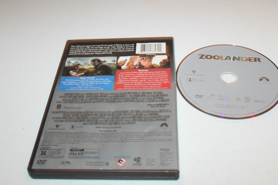 Zoolander ONLY (DVD 2014) Ben Stiller, Owen Wilson, Christine Taylor ...