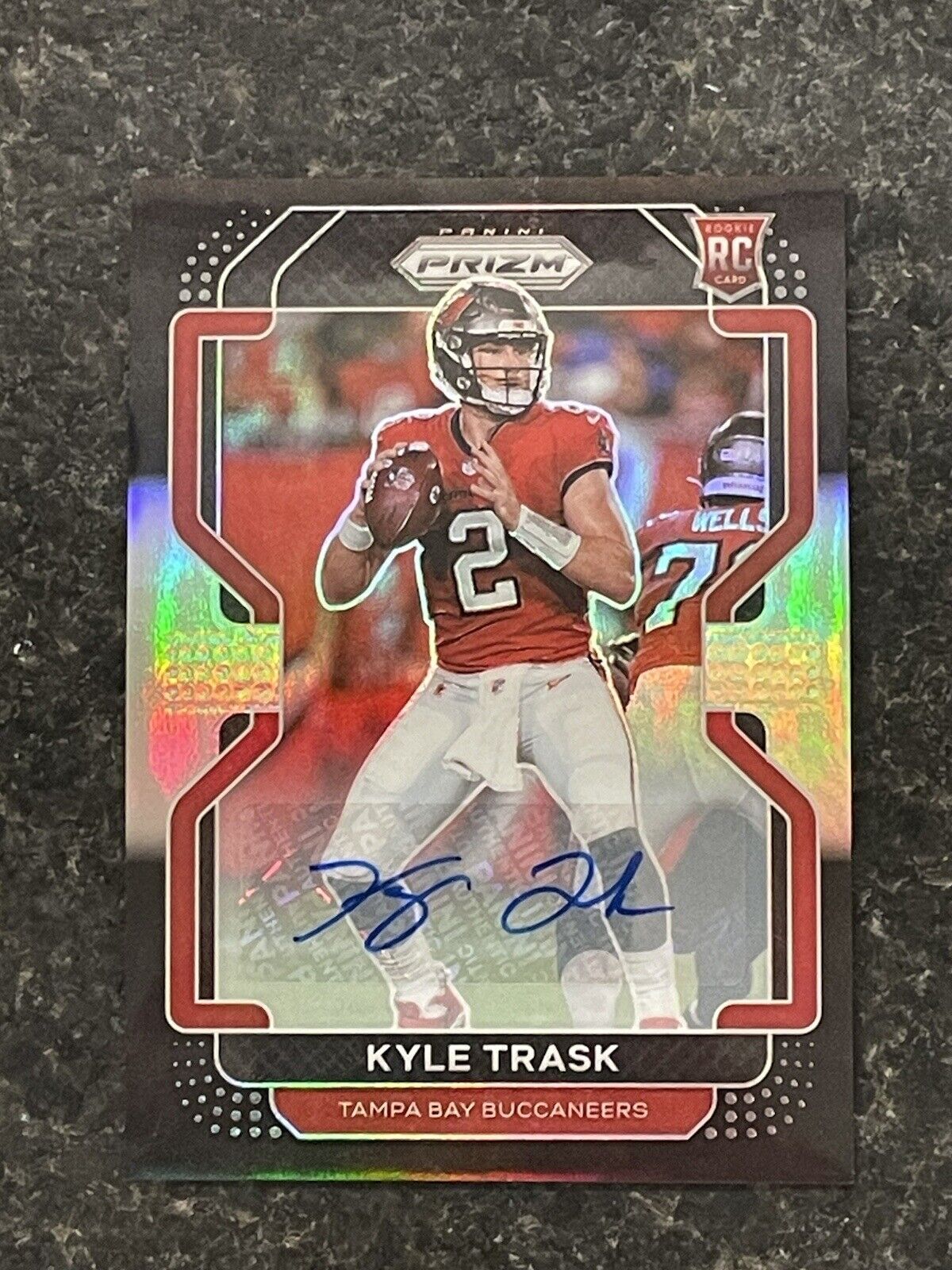 2021 Panini Prizm Black Kyle Trask Rookie Silver Prizm Autograph TB ...