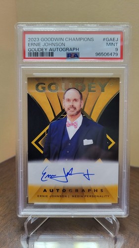 2023 Upper Deck Goodwin Champions Ernie Johnson Goudey Auto Autograph # ...