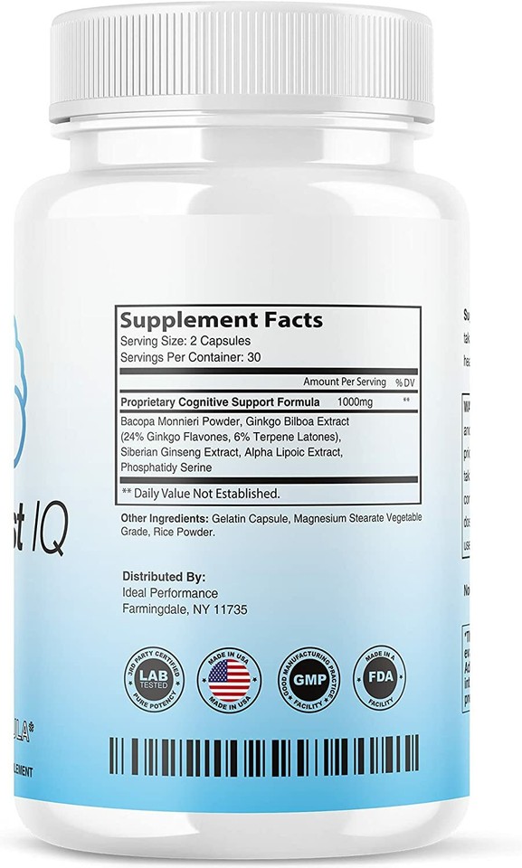 Neuro Boost IQ Supplement Brain Pills Mind Ben Carson Neurobooster ...