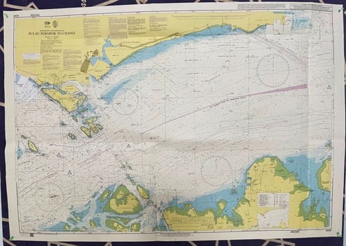 Admiralty 4041 Singapore & Indonesia Pulau Sebarok To Changi Vintage ...