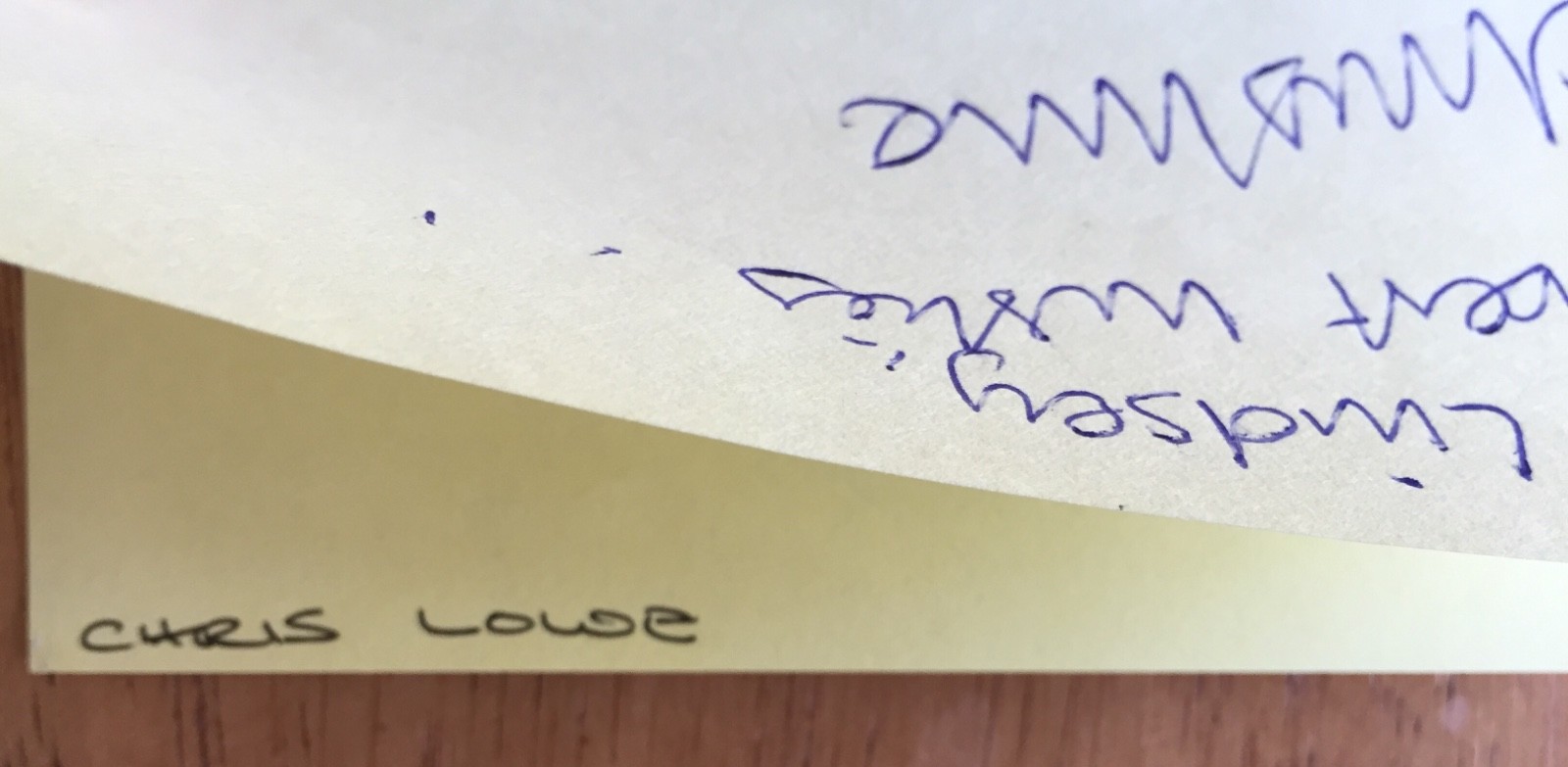 Chris Lowe Pet Shop Boys Autograph (From collection of a BBC security ...