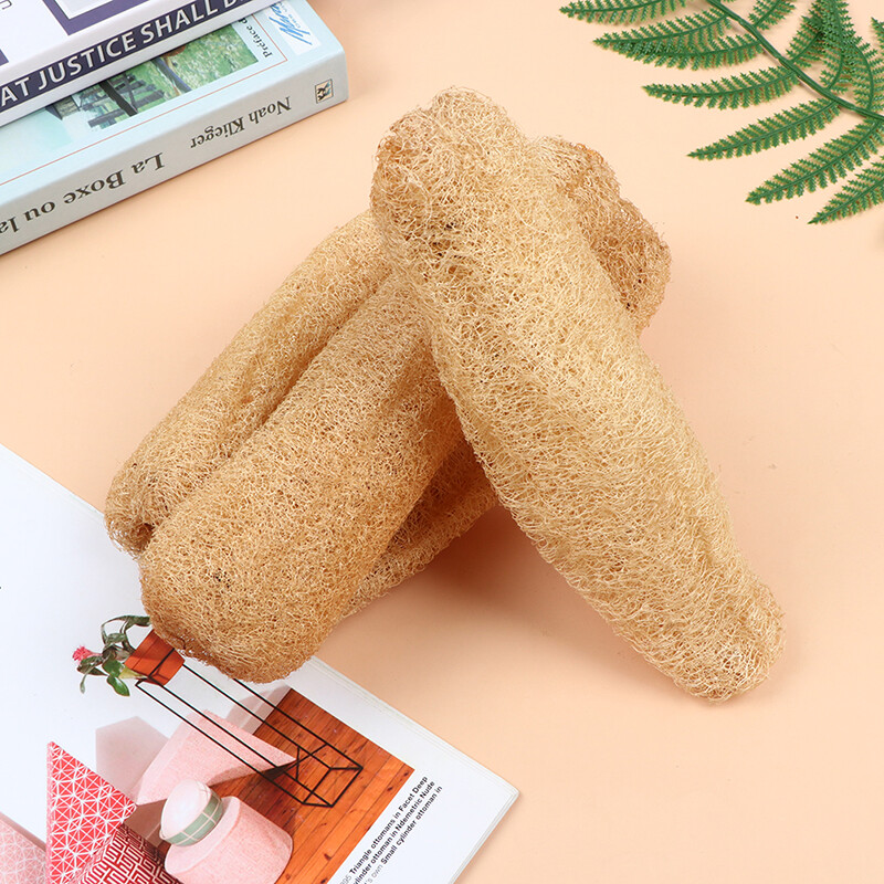 1Pc Natural Loofah Luffa Kitchen Cleaning Brush Pot Bowl Sponge ...